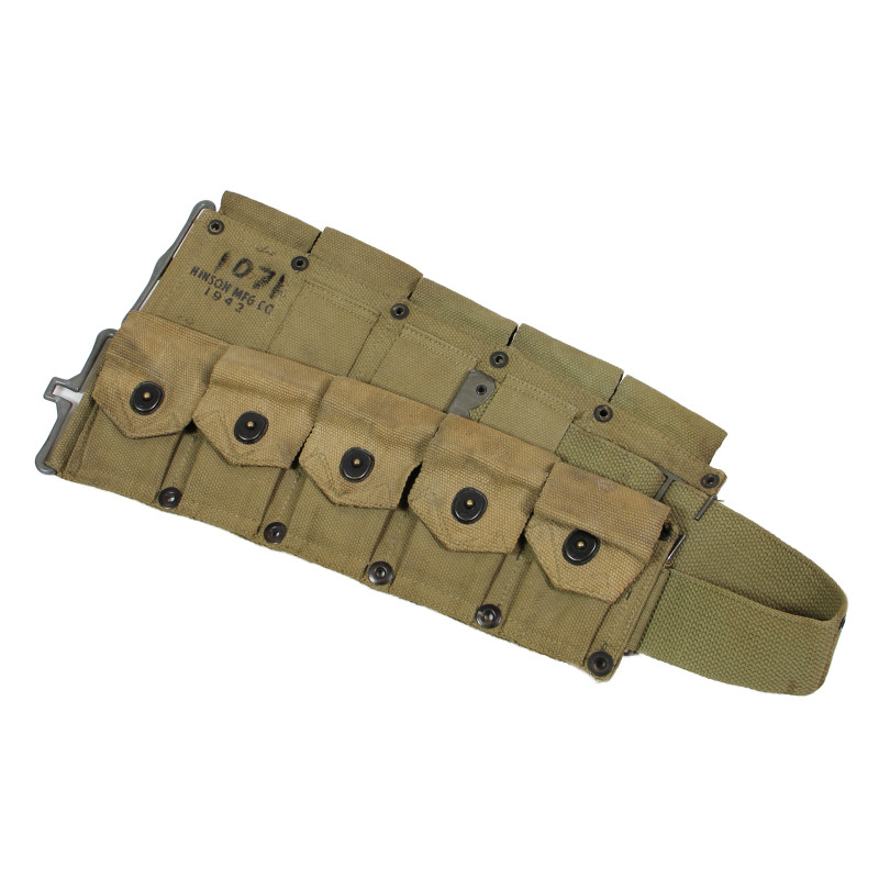 Belt, Cartridge, M1 Rifle, HINSON MFG. CO. 1942