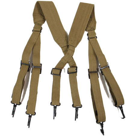 Suspenders, Belt, M-1936, British-Made, M.E. Co. 1943 /I\, Mint