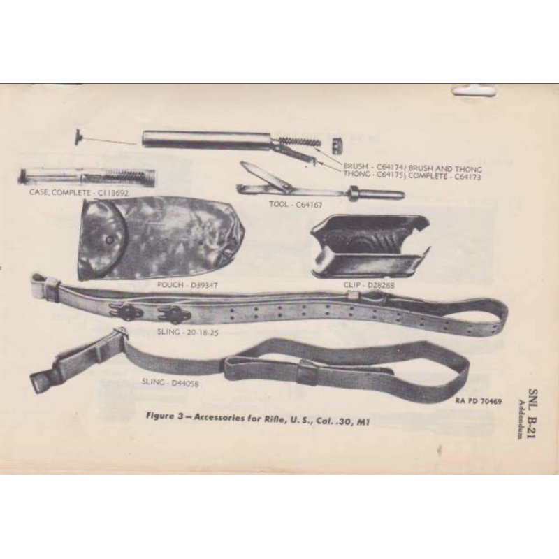 Pouch, D39347, Accessories, Rifle, Caliber .30 M1, M1 Garand, Thompson