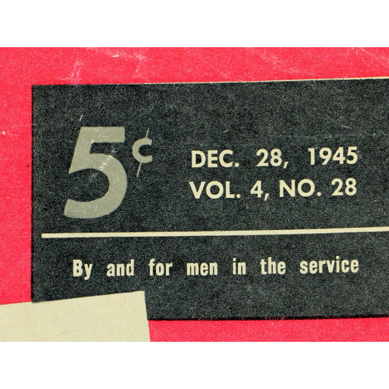 Magazine, YANK, December 28, 1945, Final Issue