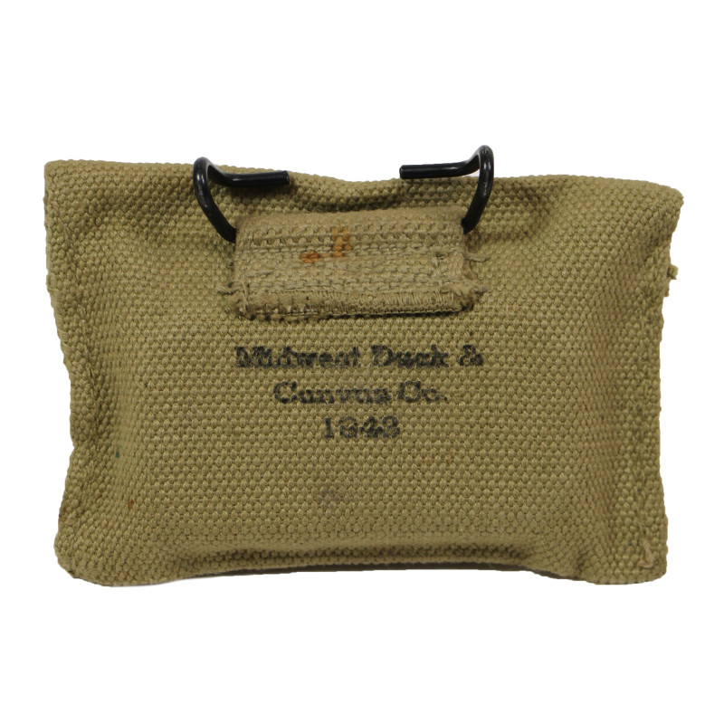 Pouch, First-Aid, M-1942, MIDWEST DUCK & CANVAS CO. 1943, with First ...