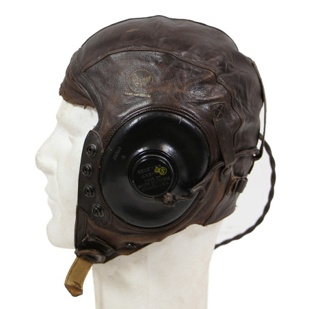Bonnet de vol, Type A-11, Medium, avec écouteurs ANB-H-1, USAAF