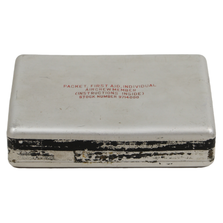 Boîte, Aircrew Member Individual First Aid Packet, USAAF, vide