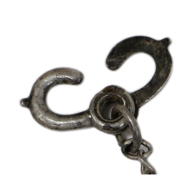 Chaînette pour plaques d'identité, Dog Tags, 1er type, en argent
