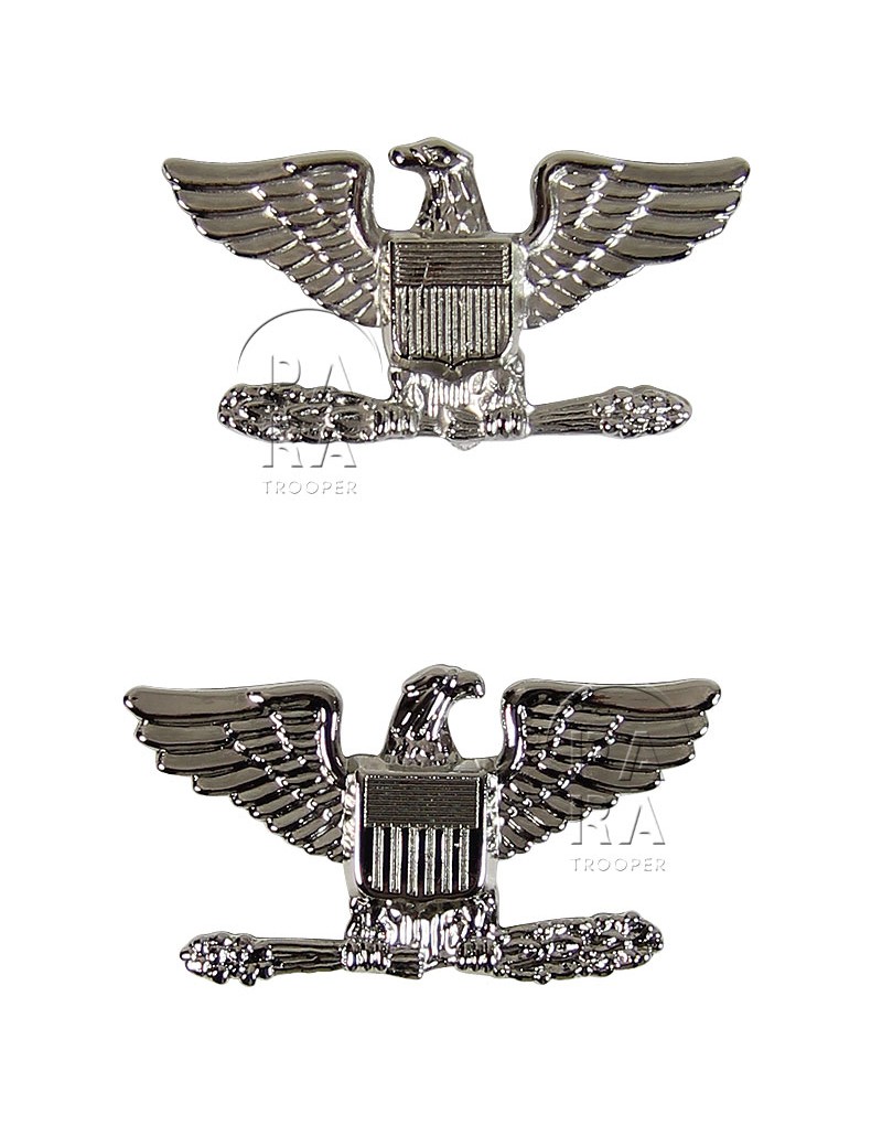 Colonel rank insignia, pair - Paratrooper