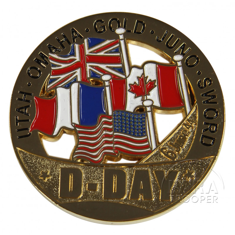 Coin, Commemorative, D-Day "S", 45 mm