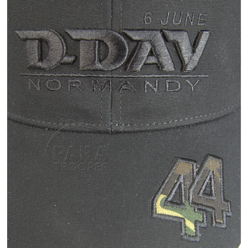 Cap, Black, D-Day 44